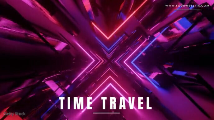Copy of Futuristic Time Travel Presentation | Video Template | PosterMyWall